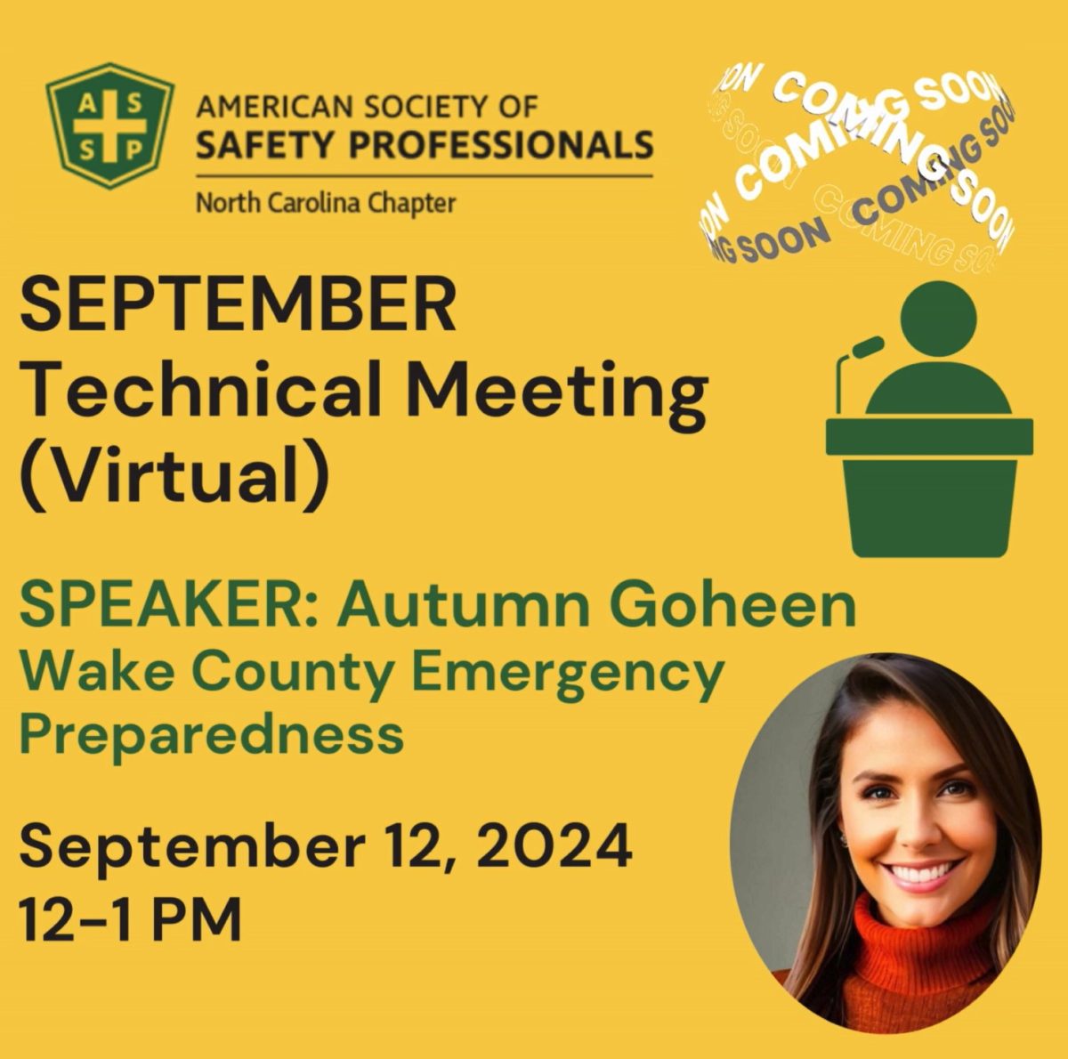 September 2024 Chapter Technical Meeting (Remote) – ASSP North Carolina ...